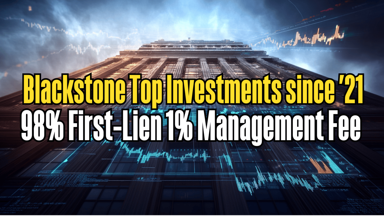 Blackstone Sets Record of Top Investments since '21