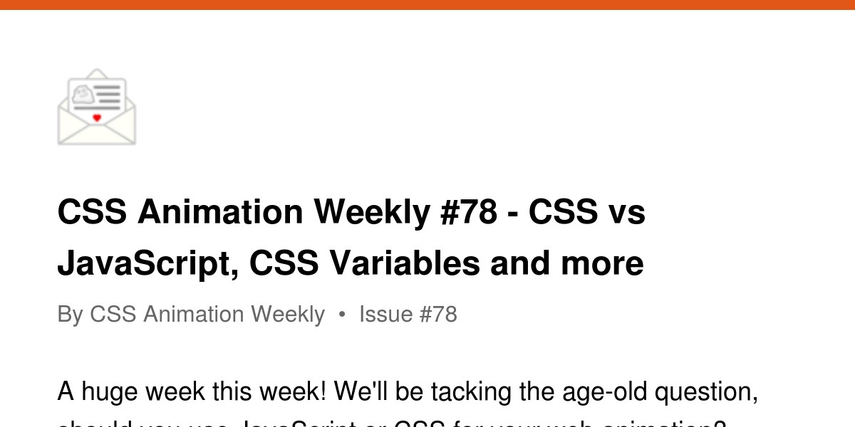 Css Animation Weekly 78 Css Vs Javascript Css Variables And More 3124