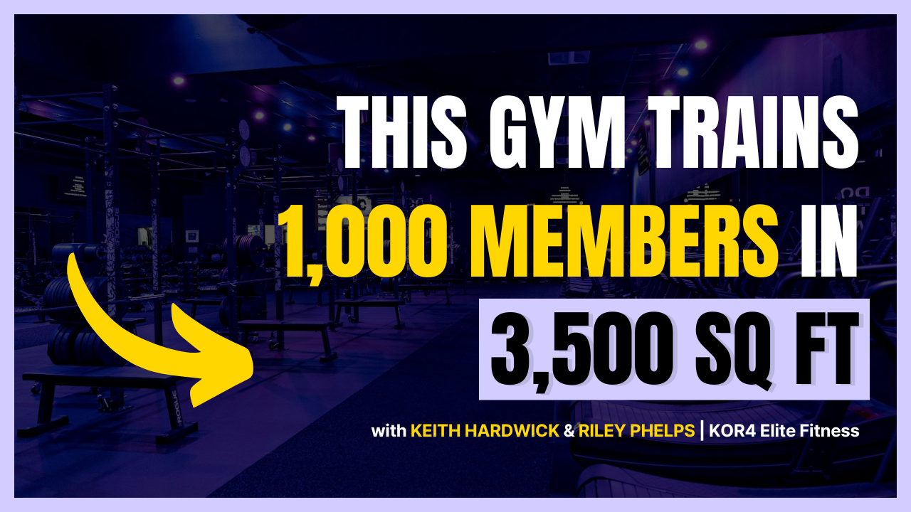 This gym trains 1,000 members in 3,500 sq ft