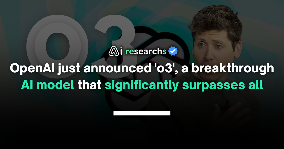 🤯 OpenAI just announced 'o3' (AGI)