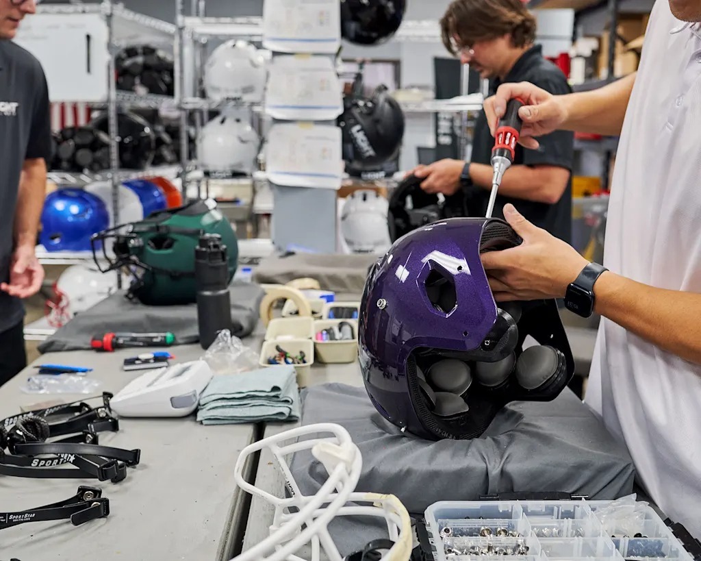 Selling Football Helmets Is a Smash Mouth Business
