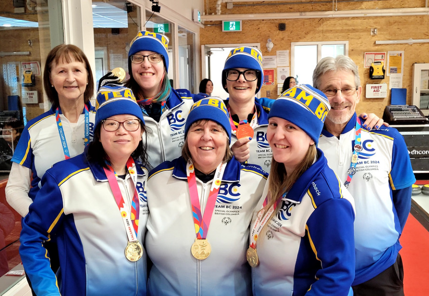 Special Olympics Canada curling team, Burnaby Wildcats, win gold