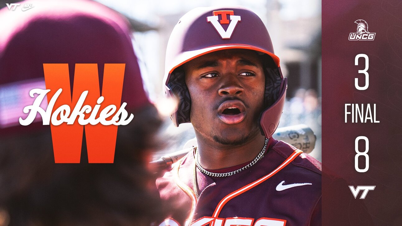 The Virginia Tech Hokies baseball team won its series against UNCG 2-1.
