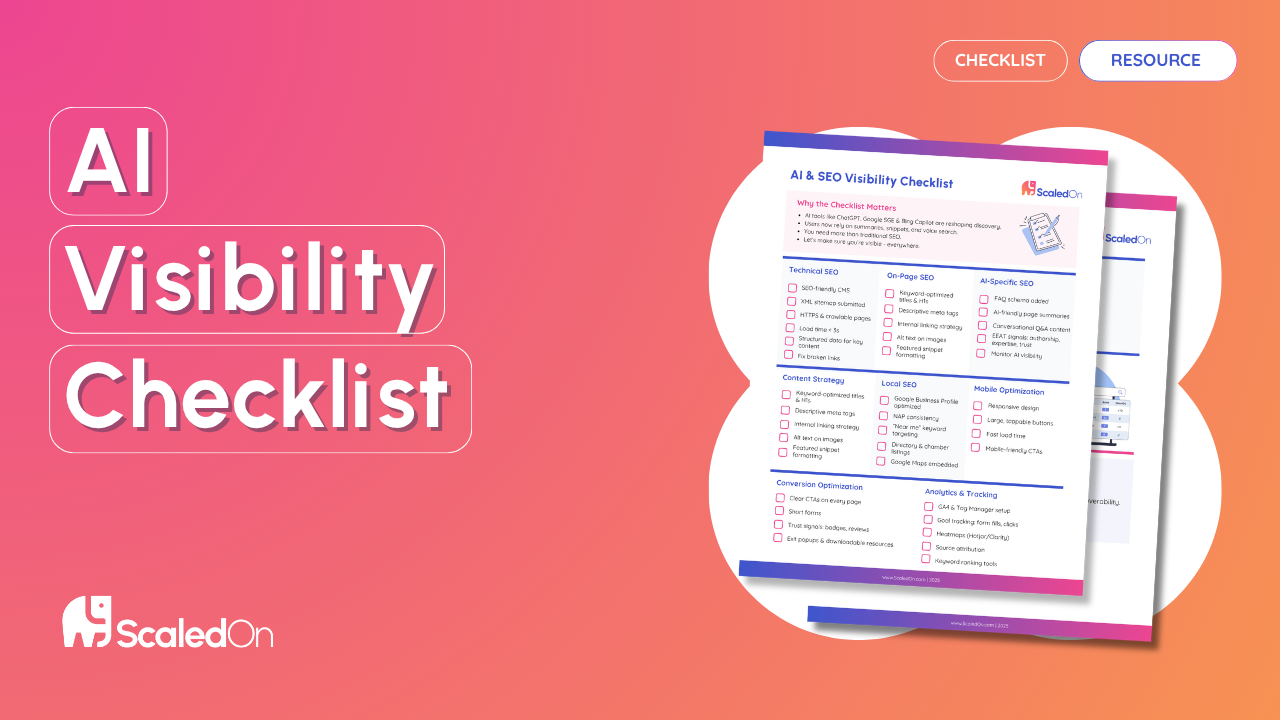 AI Visibility checklist