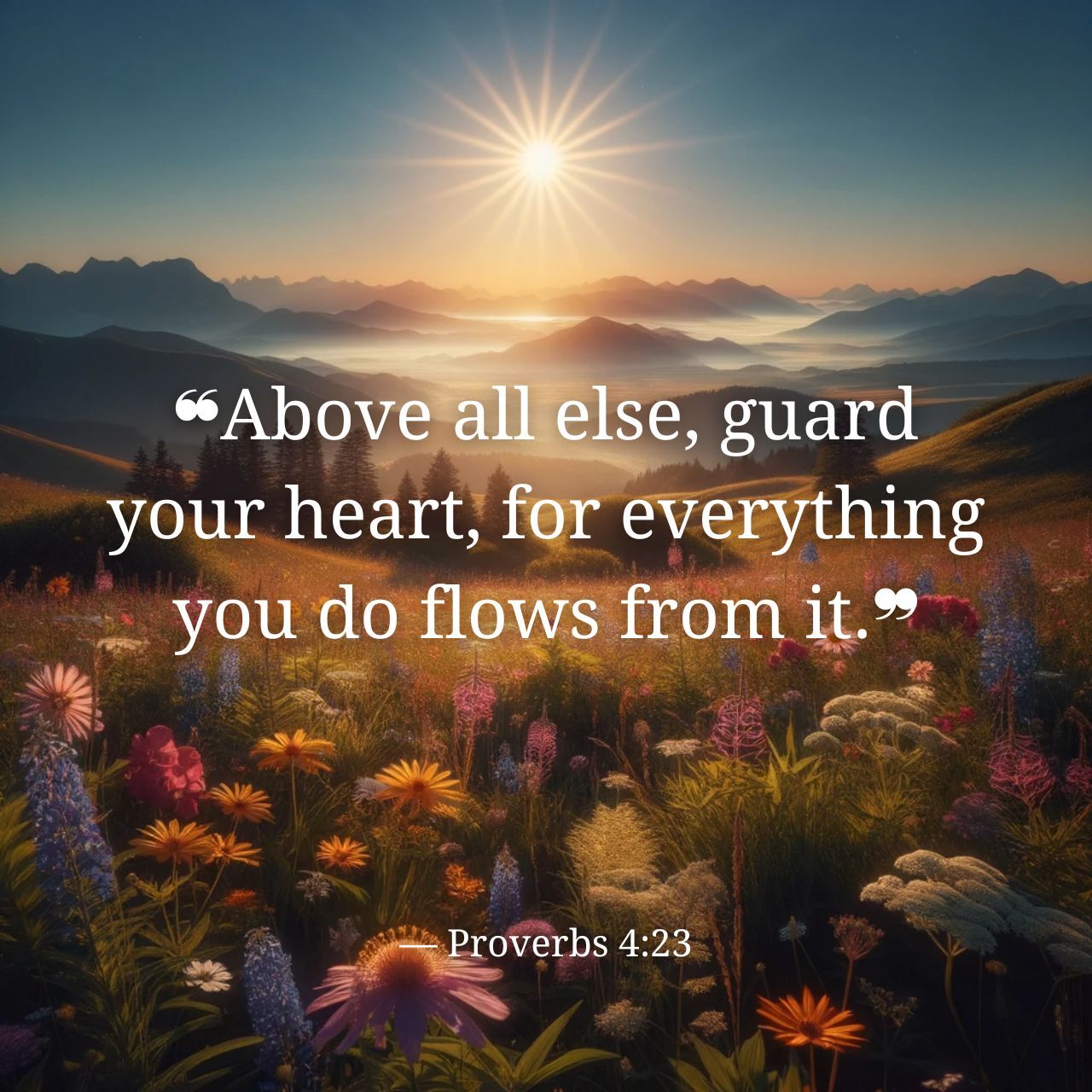 Verse of the Day: Proverbs 4:23