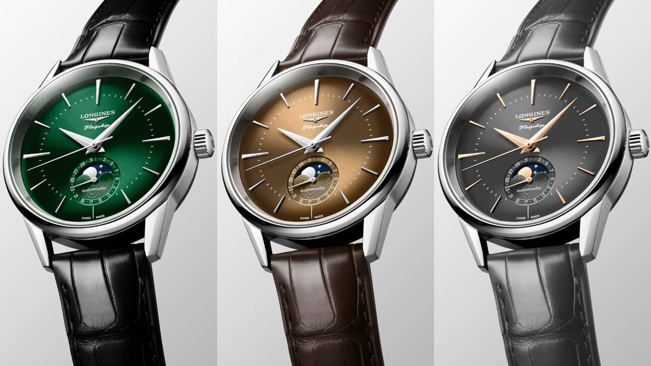 The Supremely Elegant Longines Moon-Phase Gets New Dials; Grand Seiko's ...