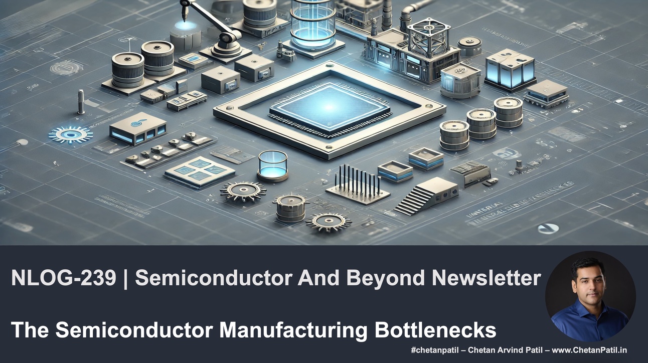 NLOG-239 | Semiconductor And Beyond Newsletter | The Semiconductor Manufacturing Bottlenecks