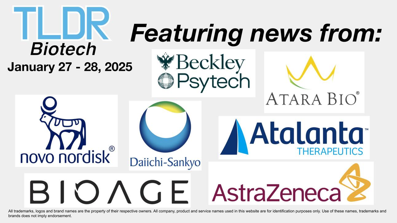 Biotech & Pharma Updates | January 27 - 28, 2025