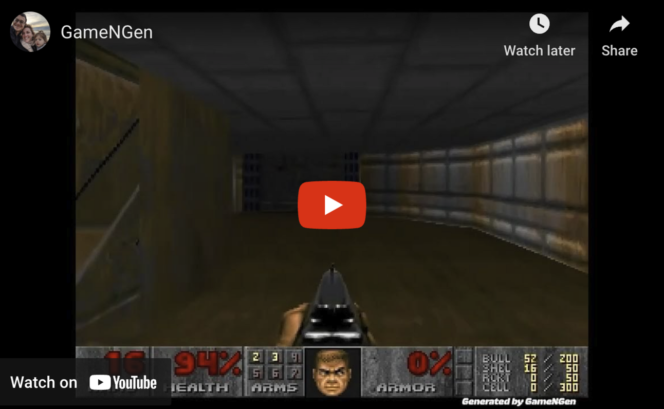 🎮 GenAI engine simulates DOOM