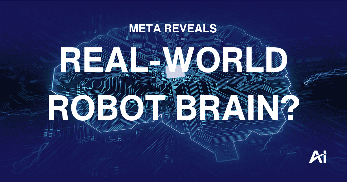 🧠 Meta reveals real-world robot brain?