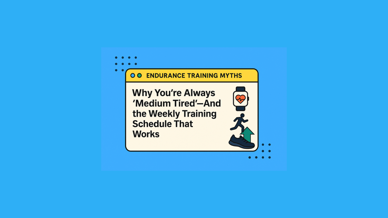 🏋️‍♂️ Why You're Always 'Medium Tired' & How to Fix Your Training Week 🚀