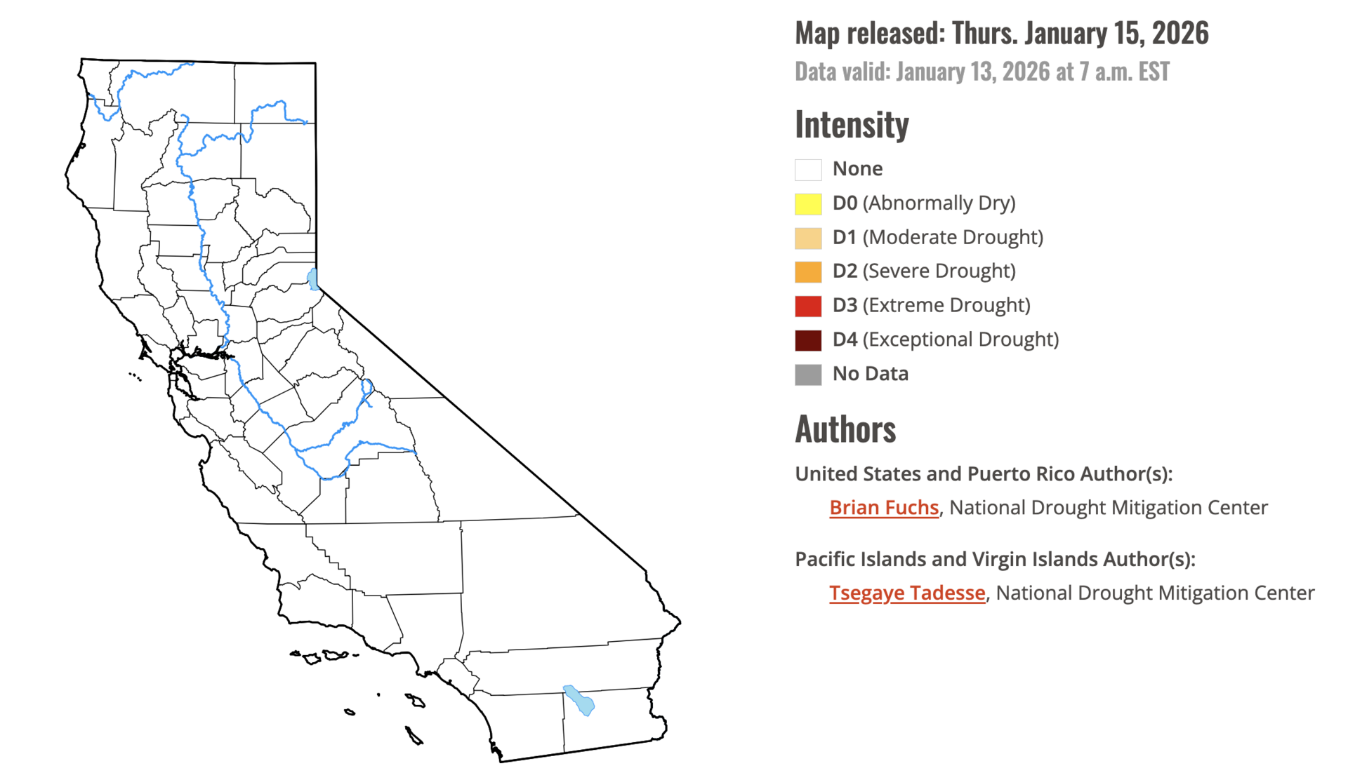 🏜️ California Drought-free for First Time in 25 Years