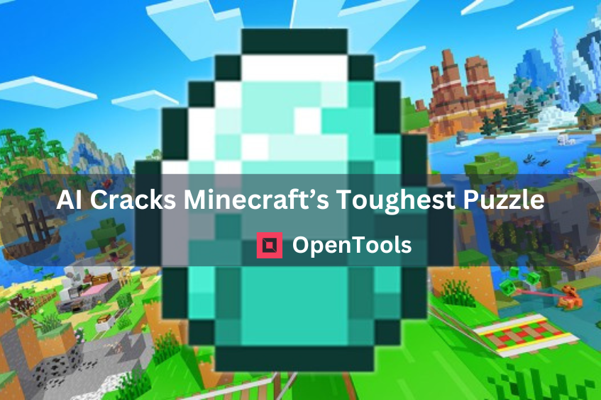 🧩AI Cracks Minecraft’s Toughest Puzzle