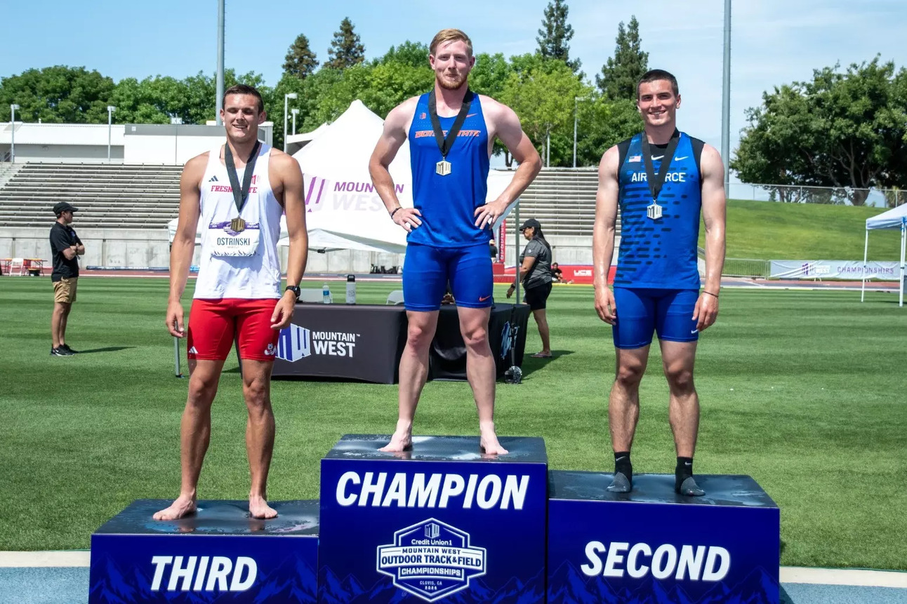 Landon Helms was crowned champion in the men's decathlon and Kaiya ...