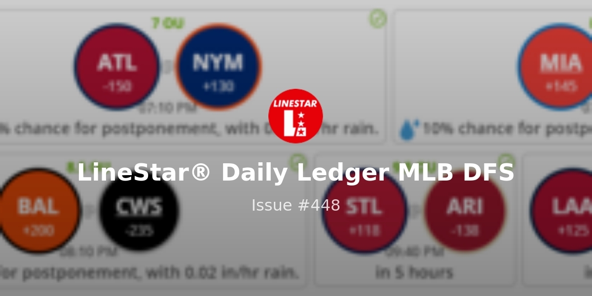Top MLB DFS Plays 5/28 | Rain, Rain, Go Away! 🌧️