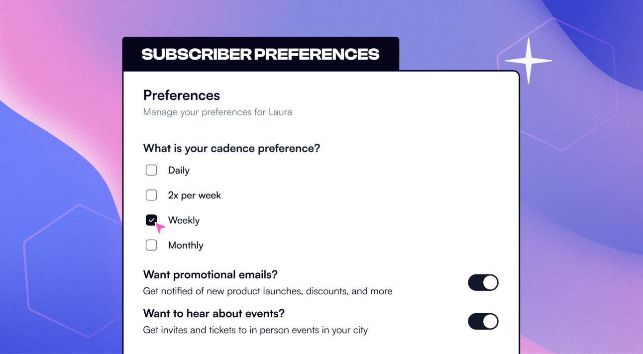 Subscriber Preferences