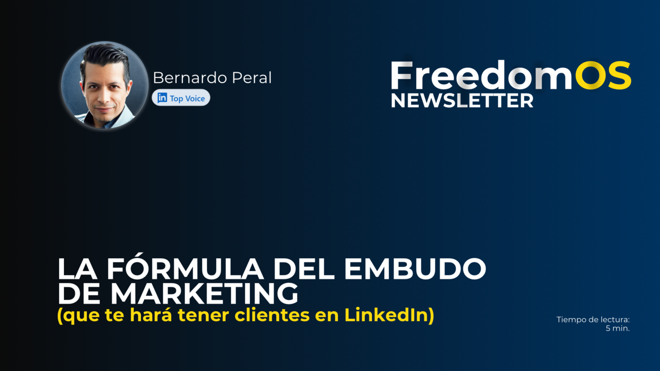 La fórmula del embudo de marketing