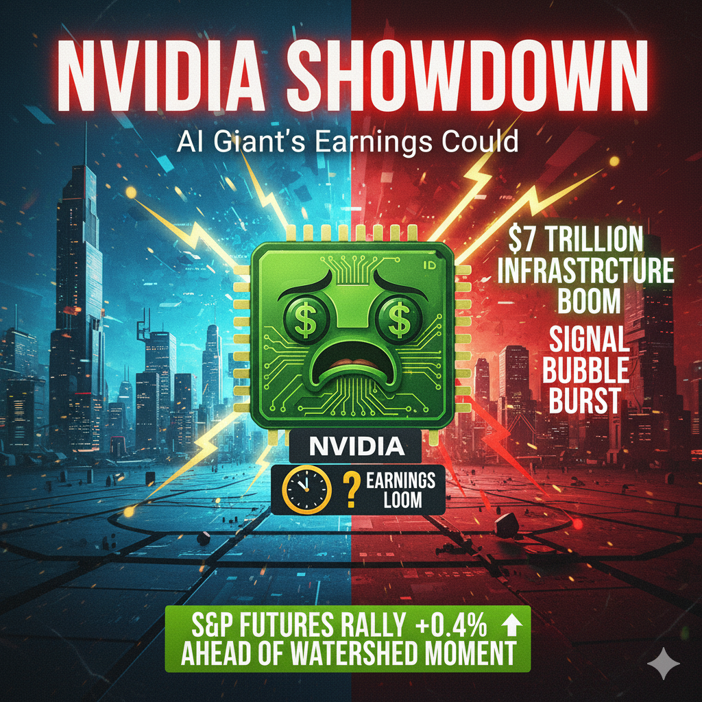 🚨 NVIDIA SHOWDOWN: AI Giant's Earnings Could Ignite $7T Infrastructure ...