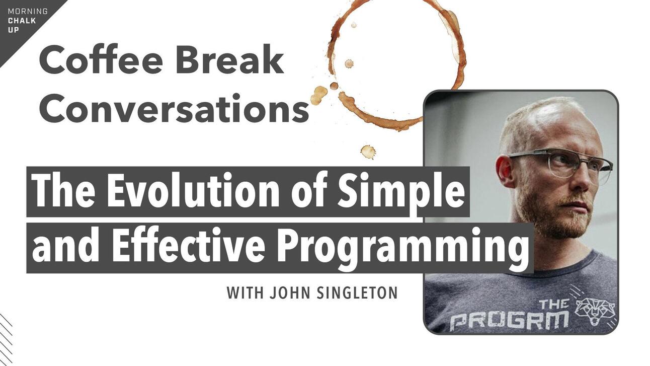Coffee Break Conversation with John Singleton