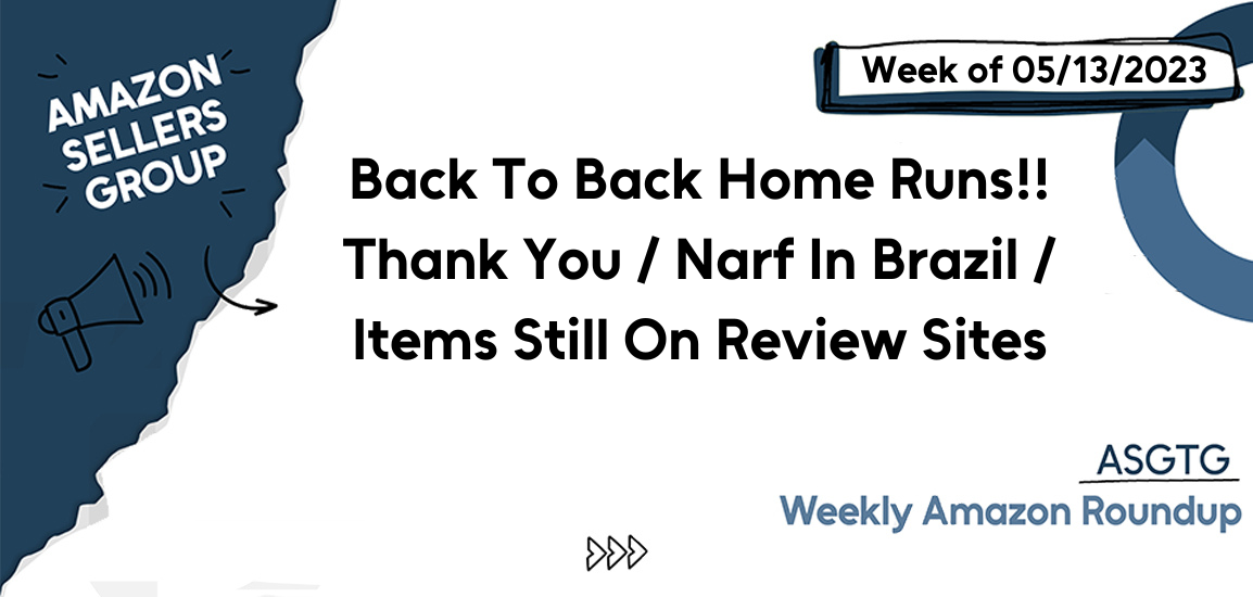 Back To Back Home Runs!! Thank You / NARF in Brazil / Items Still On ...