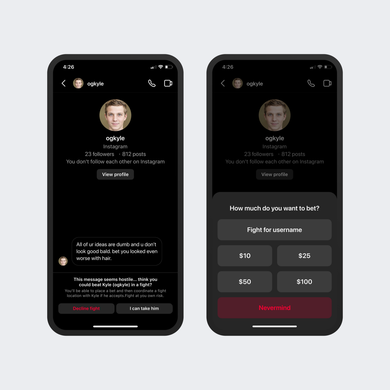 Fight for an Instagram Handle
