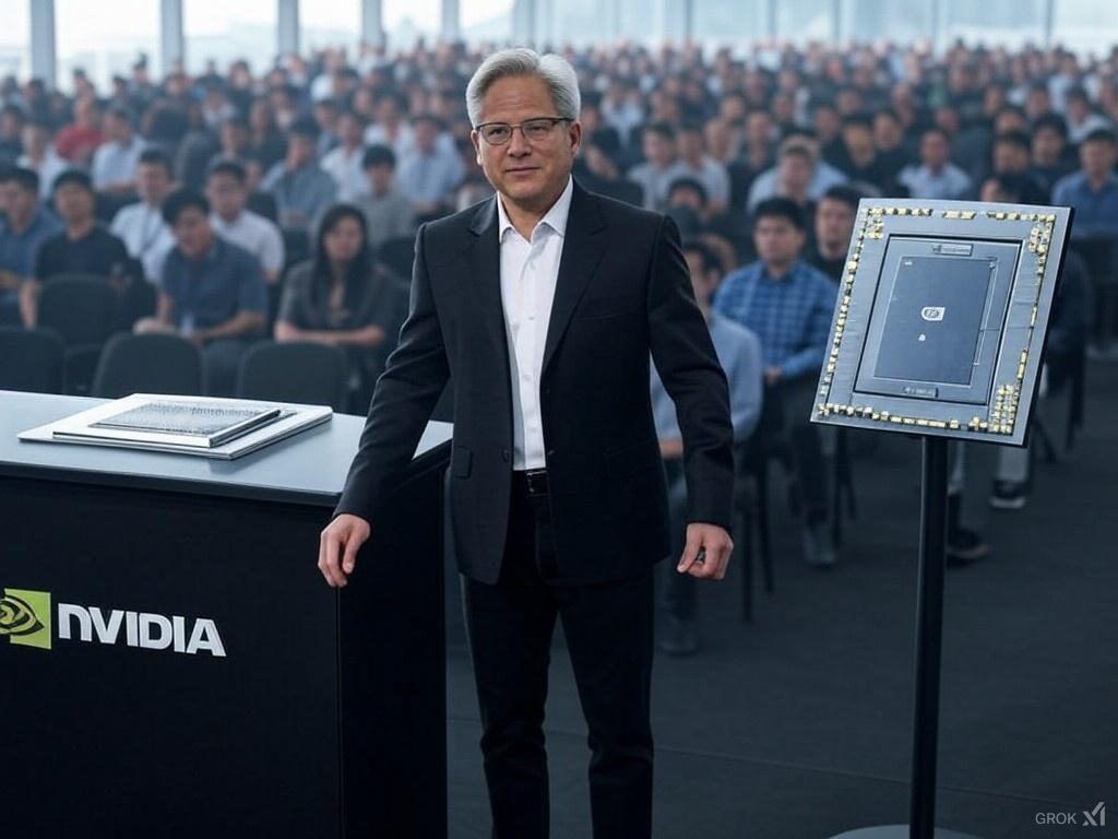 Nvidia Shares Surge Following CEO Jensen Huang's CES AI and Robotics Reveal