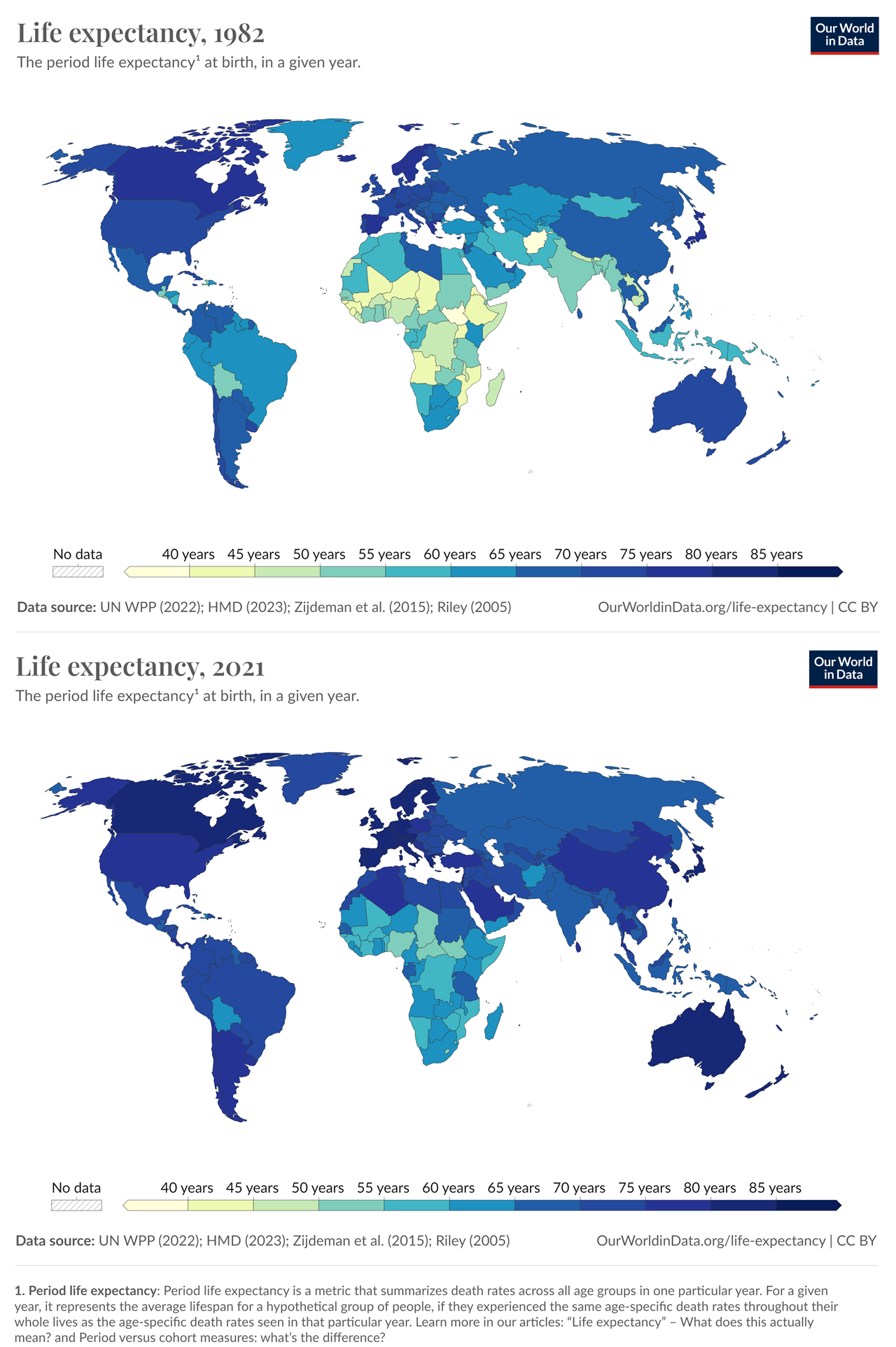 7 Maps Showing How The World Is Actually Getting Better