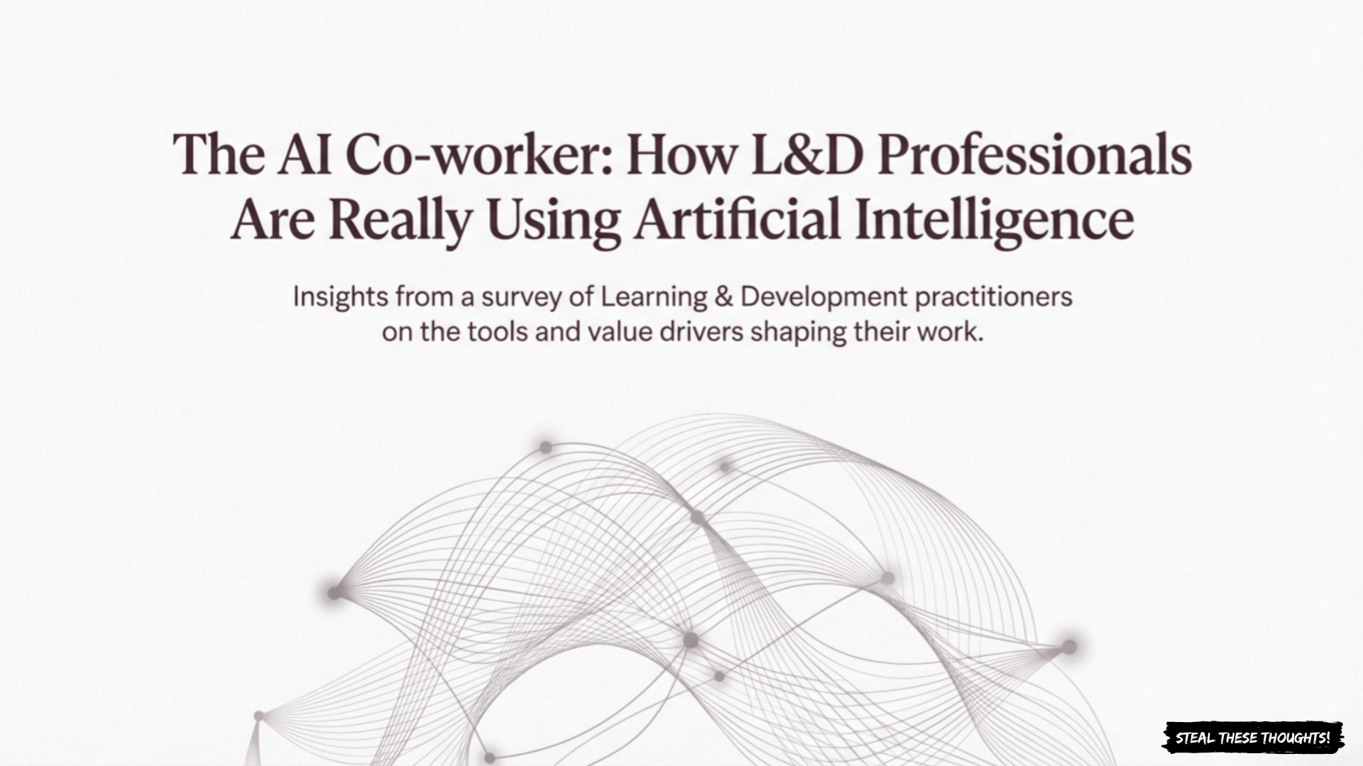 The AI Tools L&D Teams Actually Use, Why and A Unique Use Case