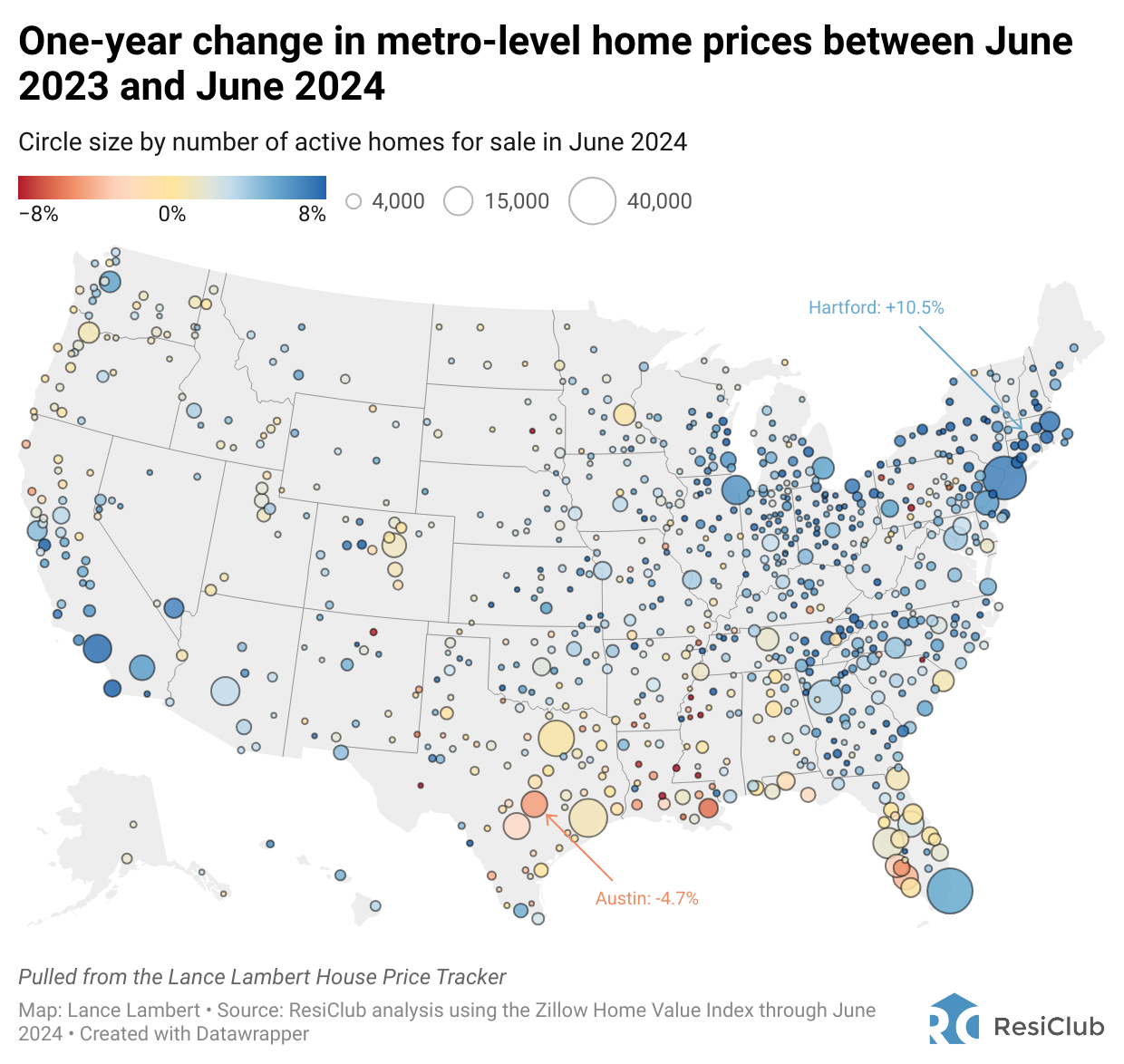 These 3 maps show where the resale housing market has weakened—and ...