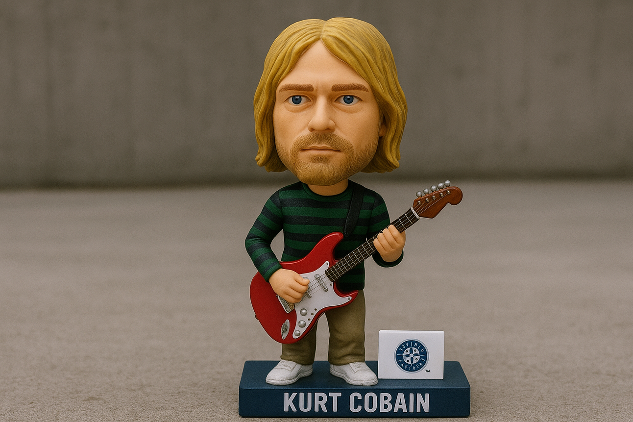Seattle Mariners Apologize For Inappropriate Kurt Cobain Bobblehead Day ...