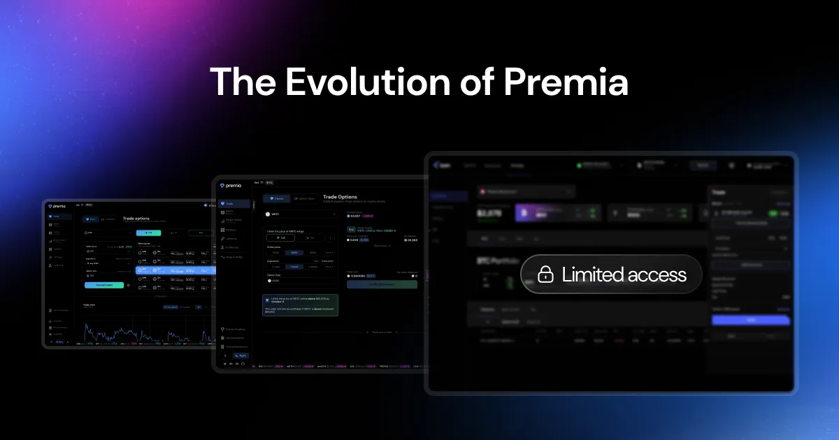 The Evolution of Premia