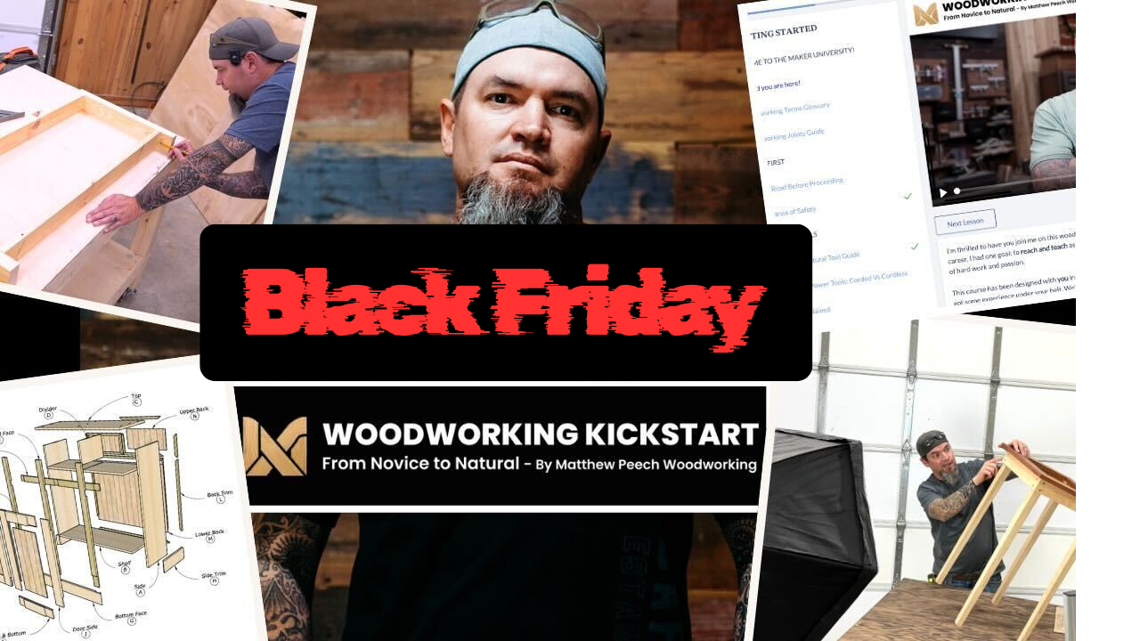 Black Friday Mega Deal: $300 in Woodworking Plans FREE + 25% Off the ...