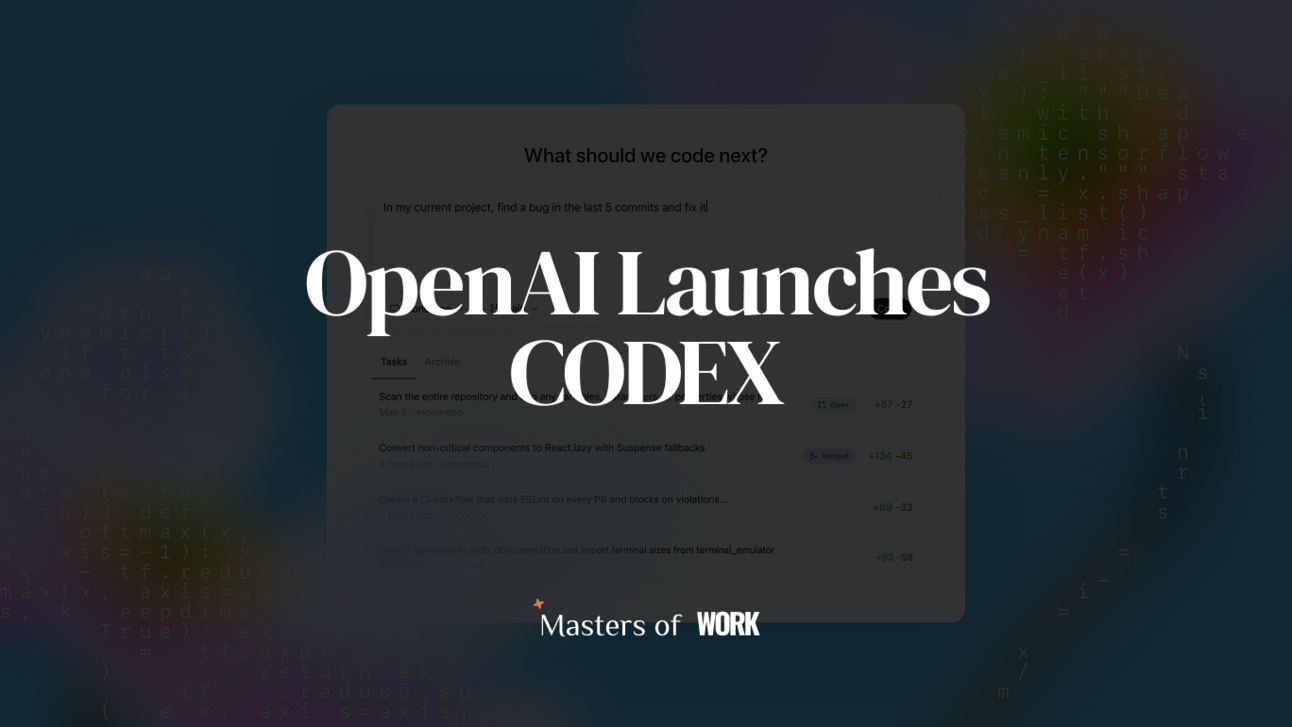 Open Ai Launches CODEX