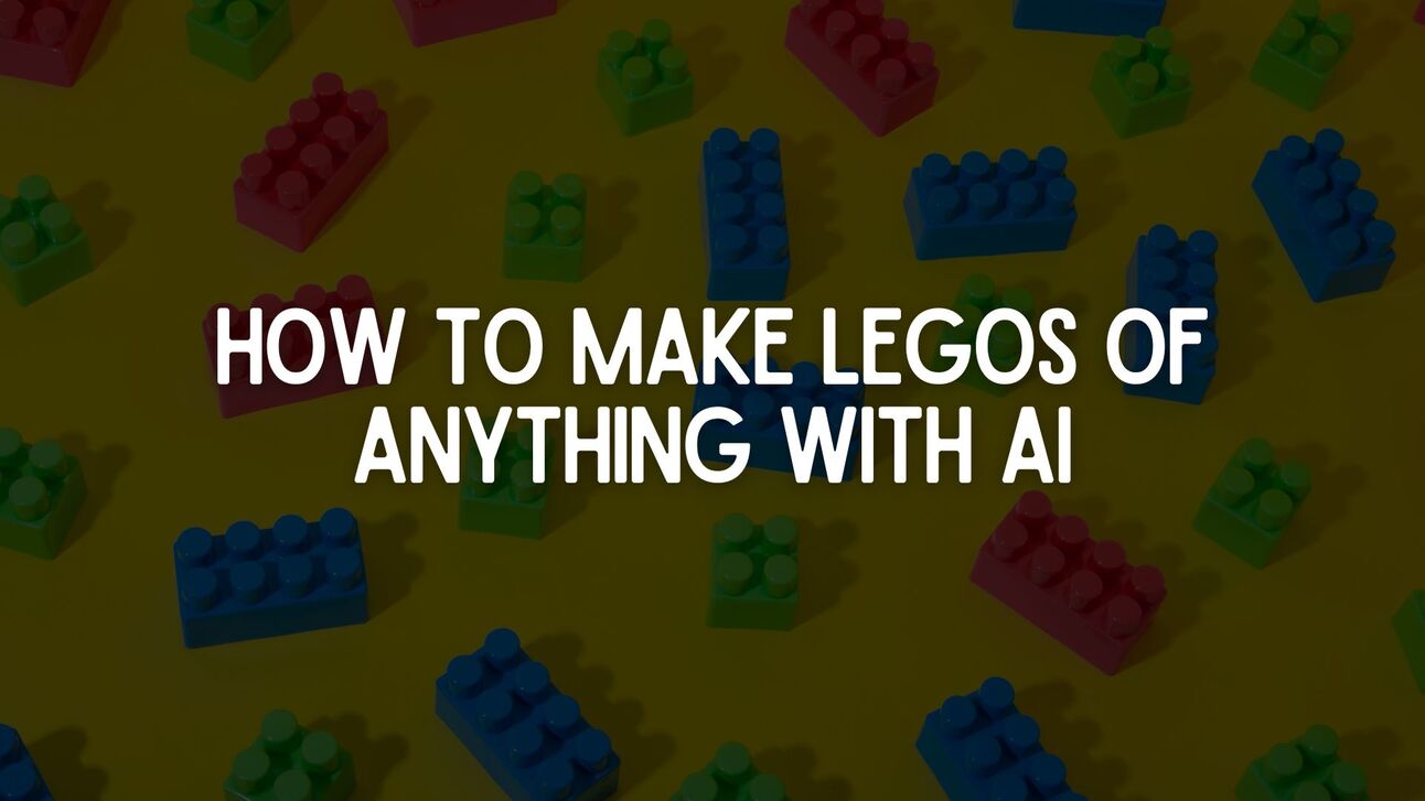 How To Make Legos of Anything with AI