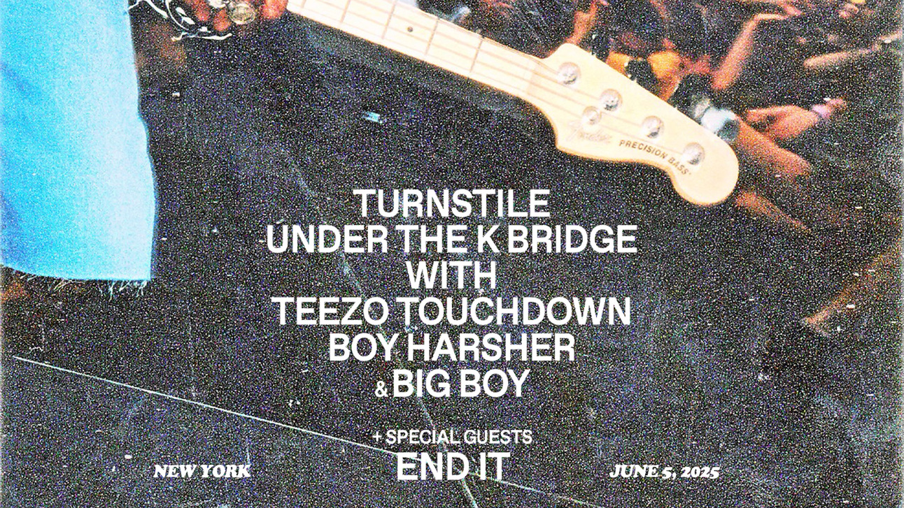 Turnstile album release show at Under the K Bridge in Brooklyn, tonight!