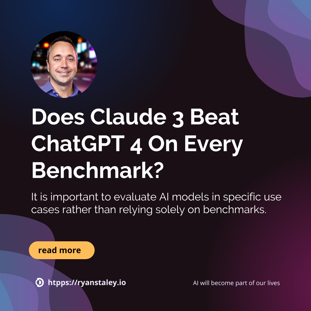Does Claude 3 Beat ChatGPT 4 On Every Benchmark?