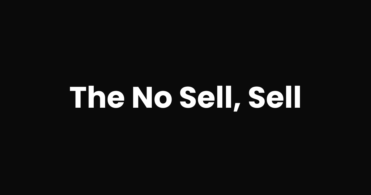 Stop Selling. Start Designing.