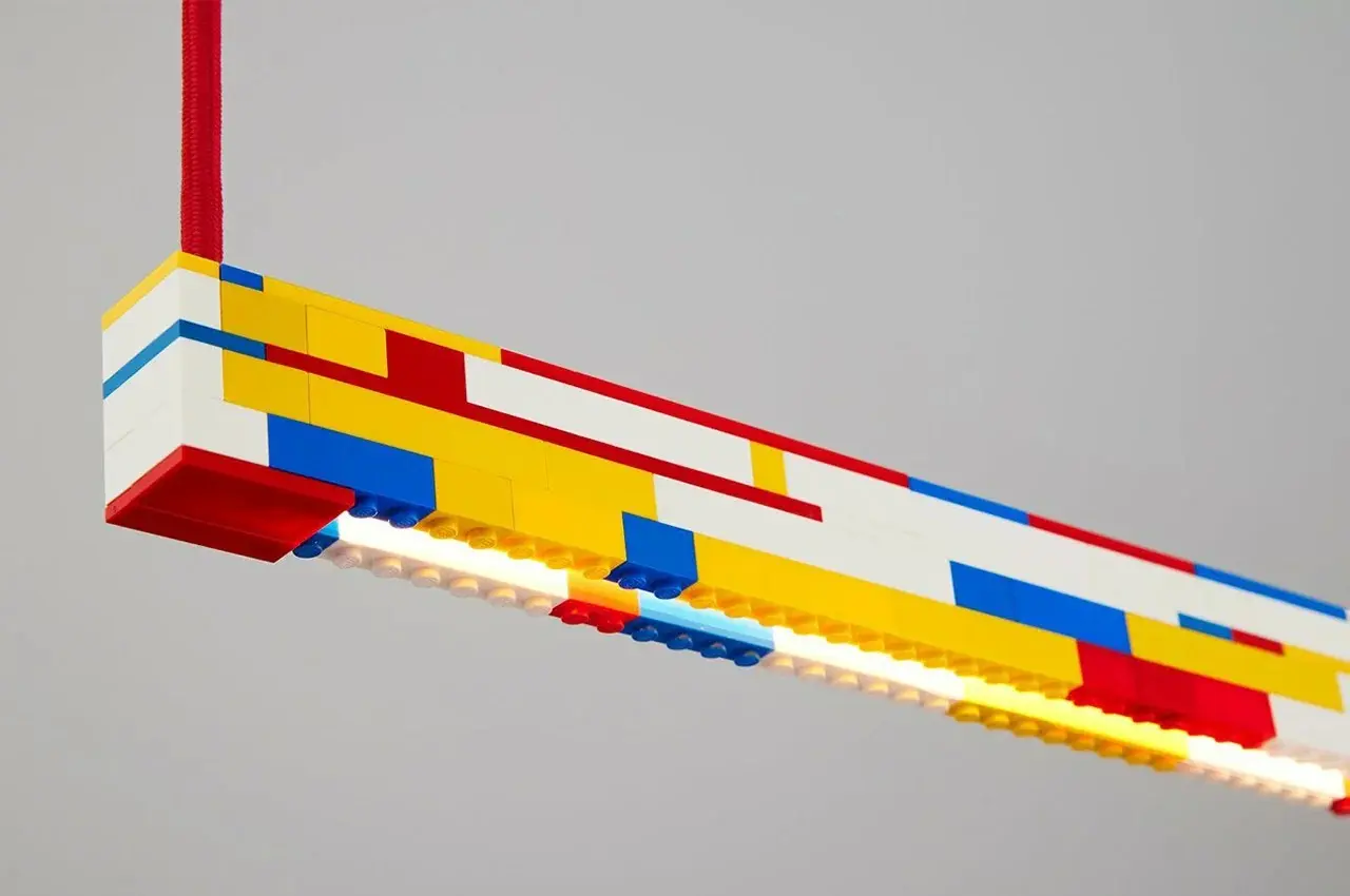 Ambience Lighting Repurposes LEGOs Into Colorful Linear Lamp
