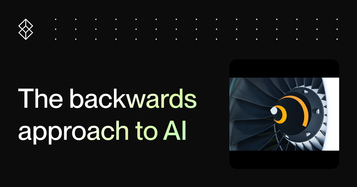Thought Piece: The backwards approach to AI