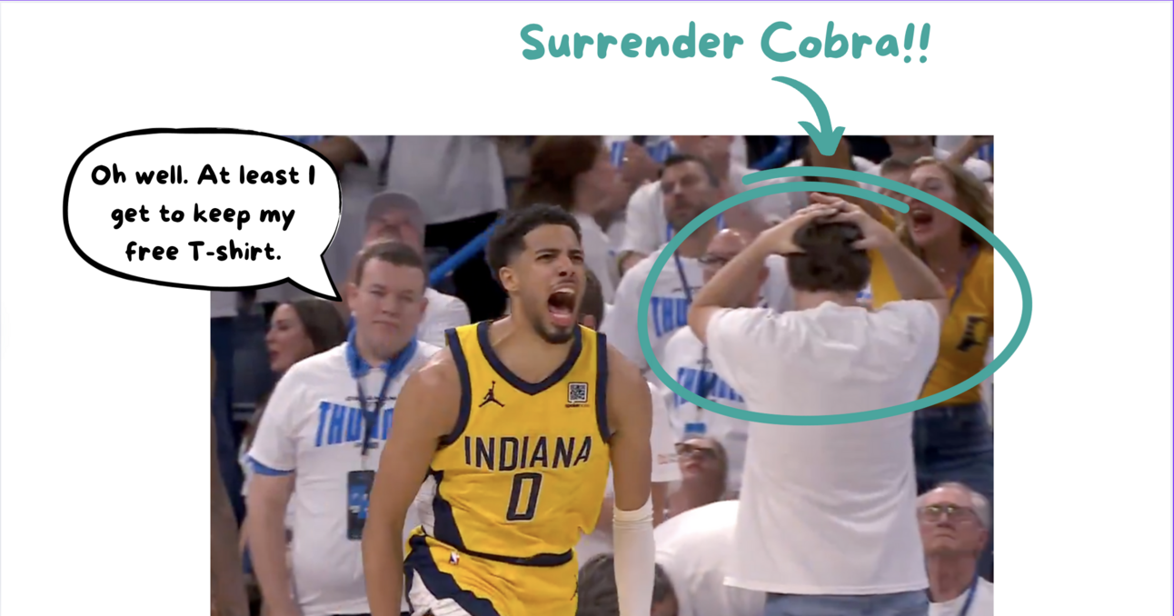 The Surrender Cobra strikes (again)