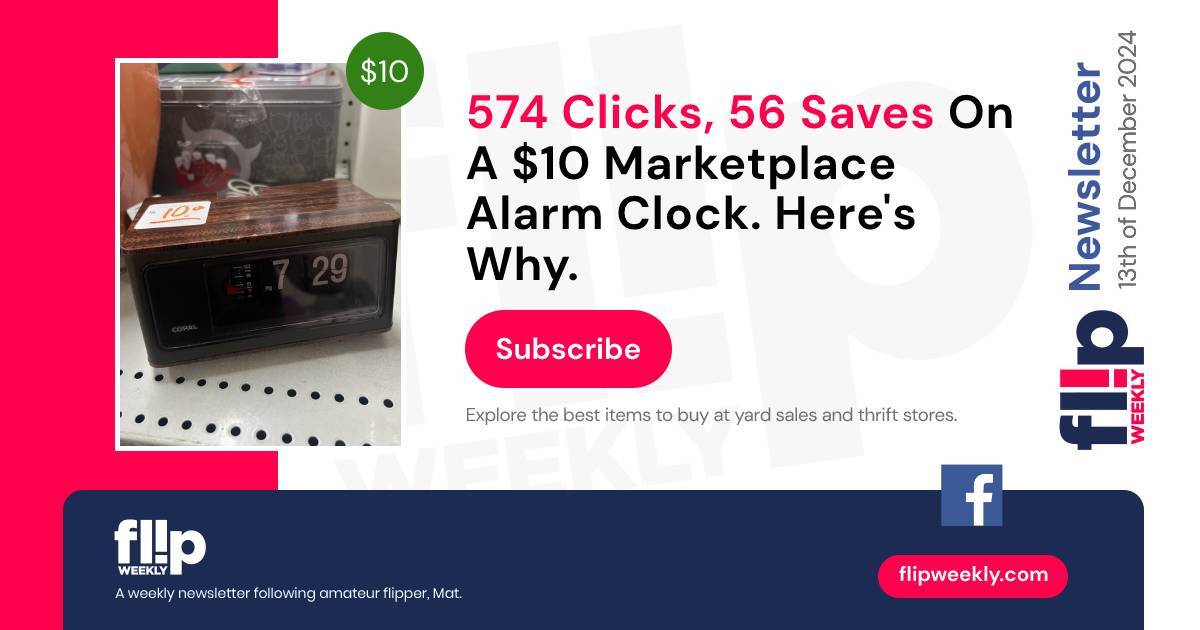 574 Clicks, 56 Saves On A $10 Marketplace Alarm Clock. Here's Why.