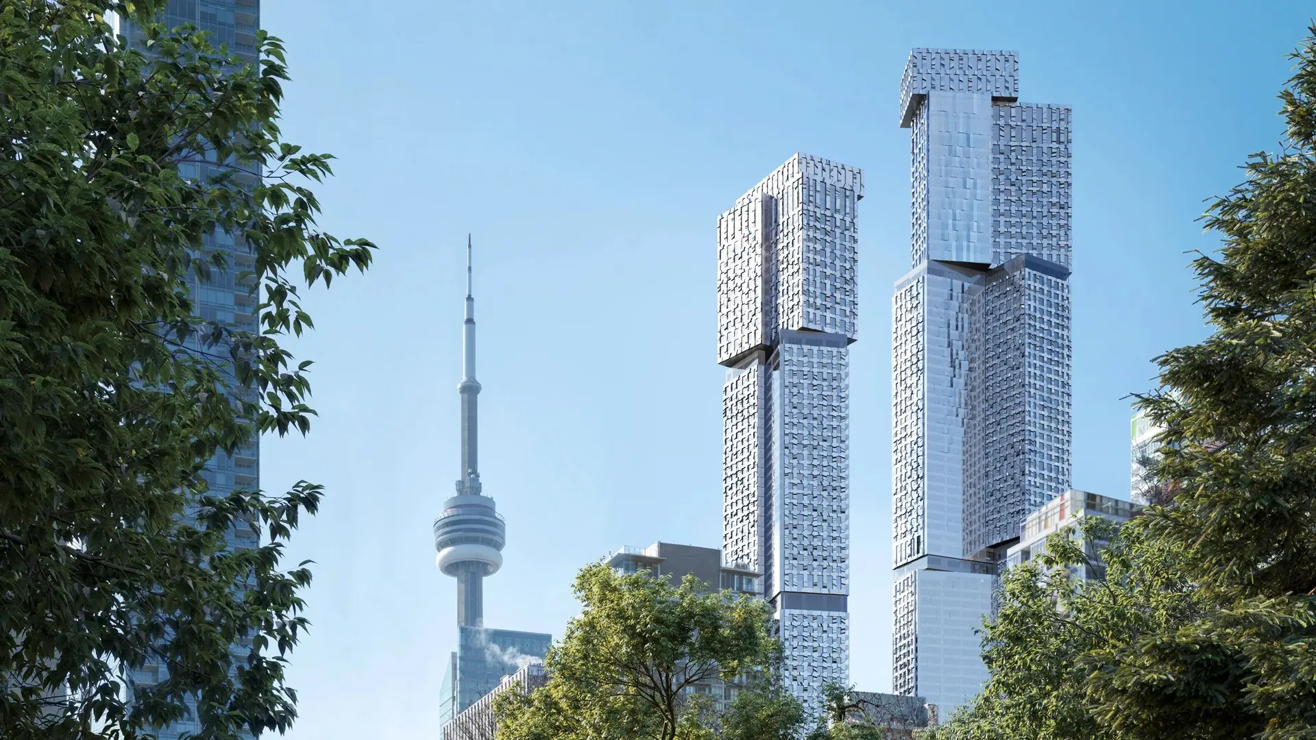 Toronto’s Skyscraper Boom Includes These Rippled Towers by Frank Gehry