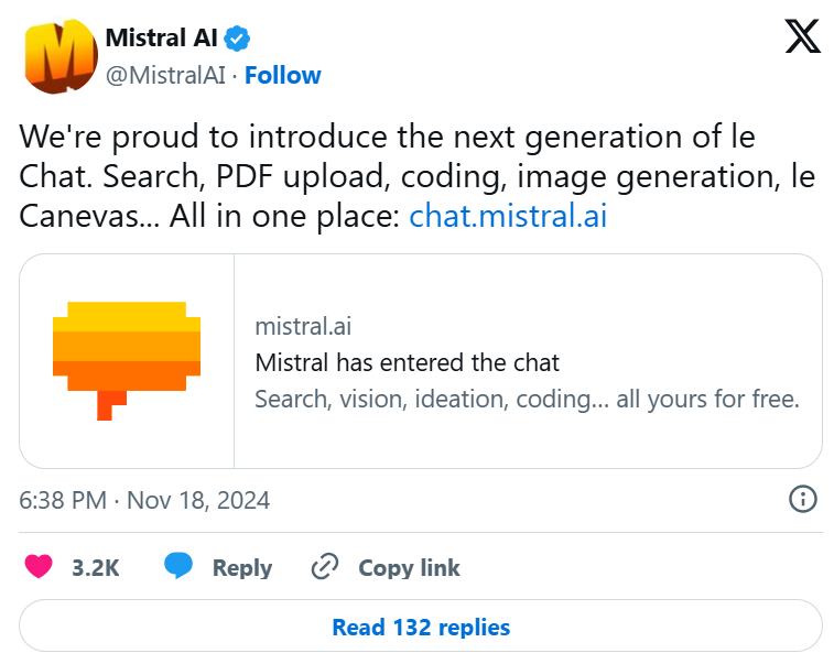 MistralAI choque le monde entier