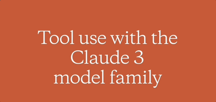 Anthropic's Claude 3 models now support external tools.