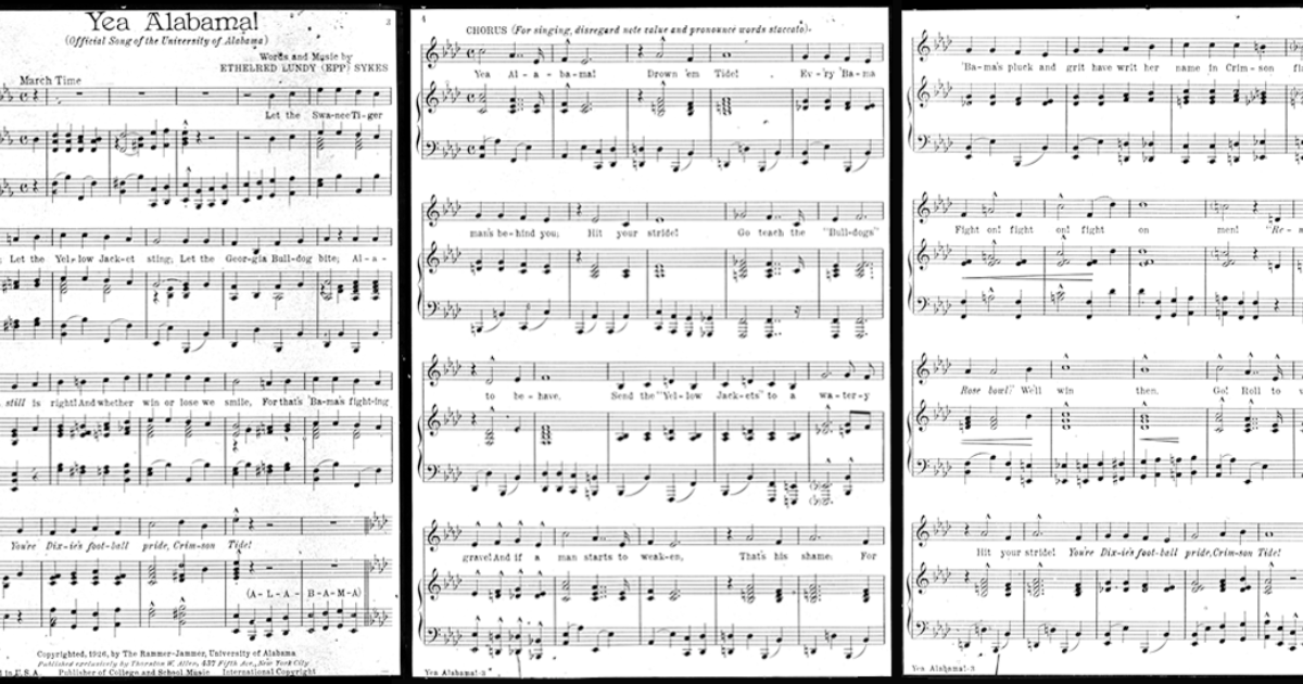 The Story Behind Alabama’s Fight Song