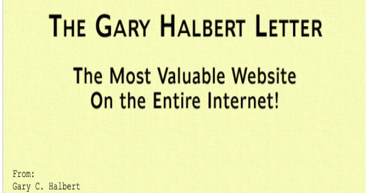 Interpreting Gary Halbert's Boron Letters