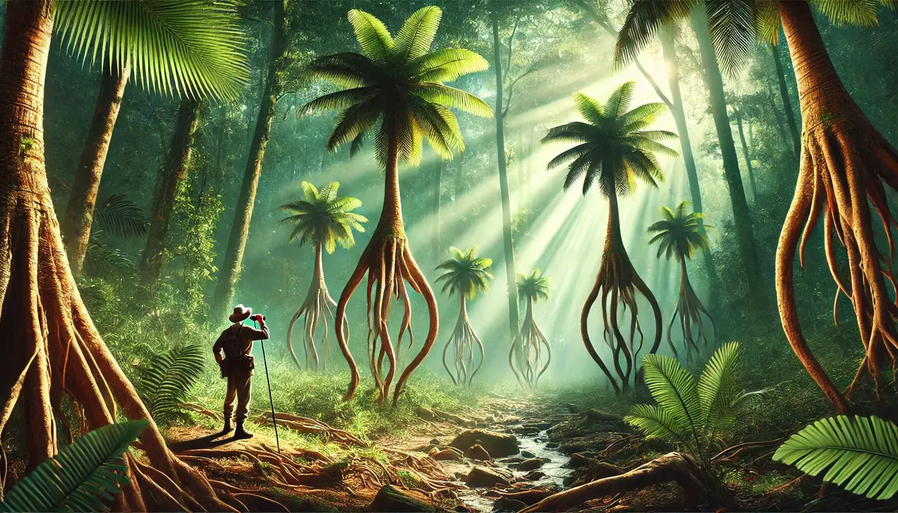 Ecuador's walking palm trees