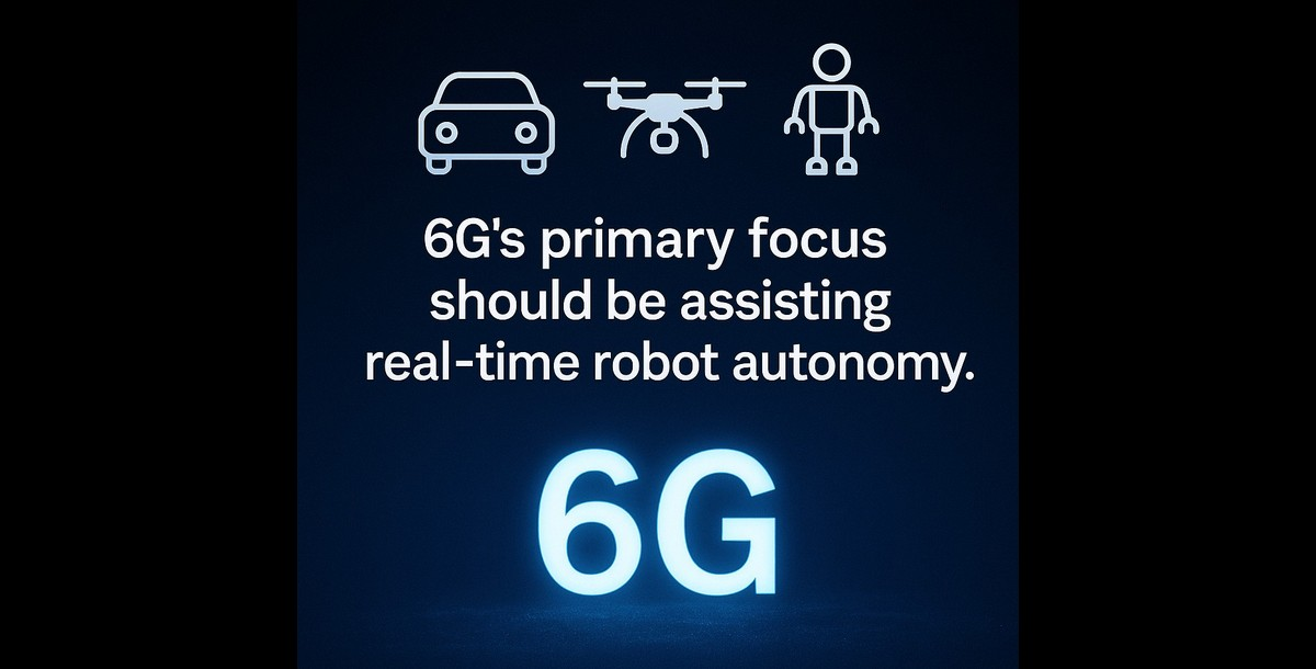6G Should Be the Network for Autonomous Robots