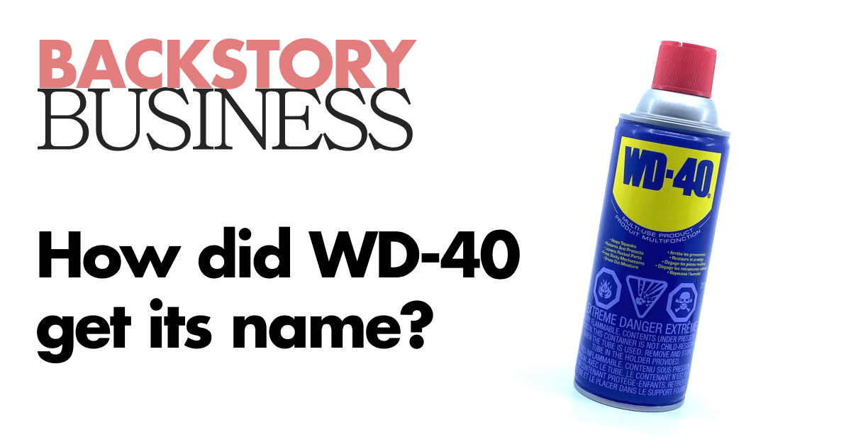 How did WD-40 get its name?