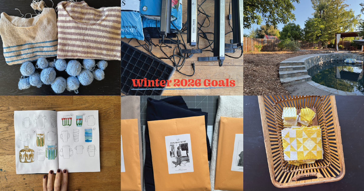 Winter 2026 Creative Goals